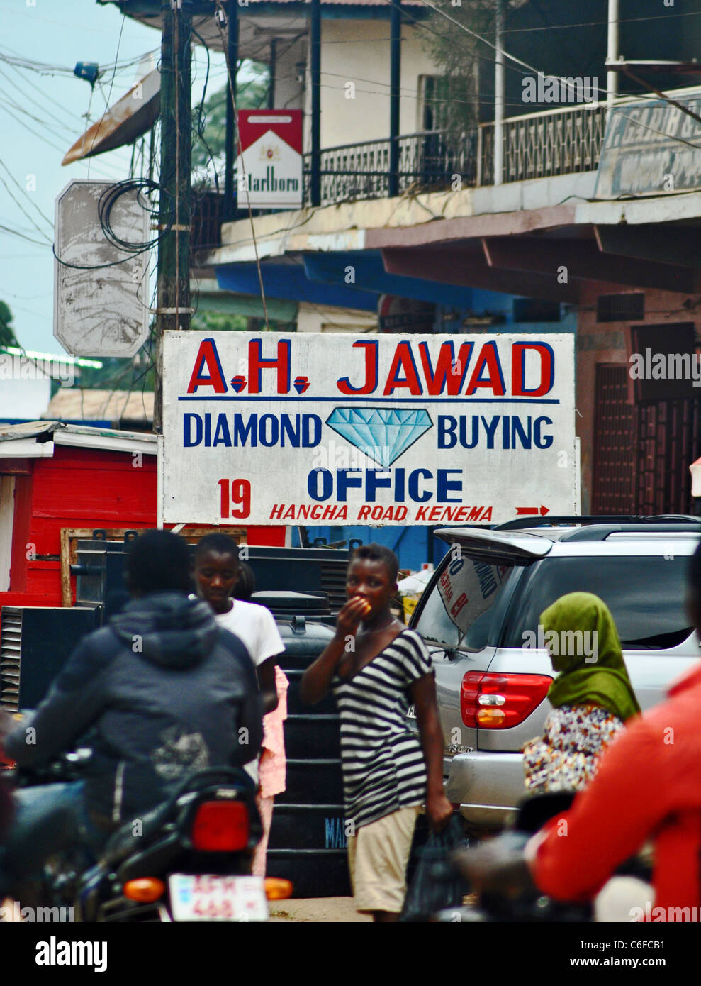 Diamond exporter in Kenema, Sierra Leone Stock Photo - Alamy