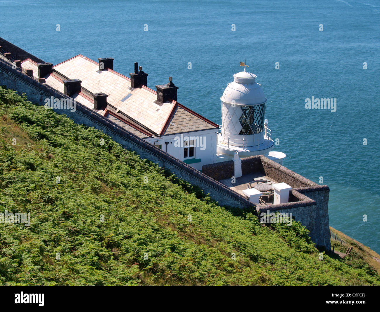 Foreland Point Lighthouse, Exmoor, Devon, UK Stock Photo - Alamy