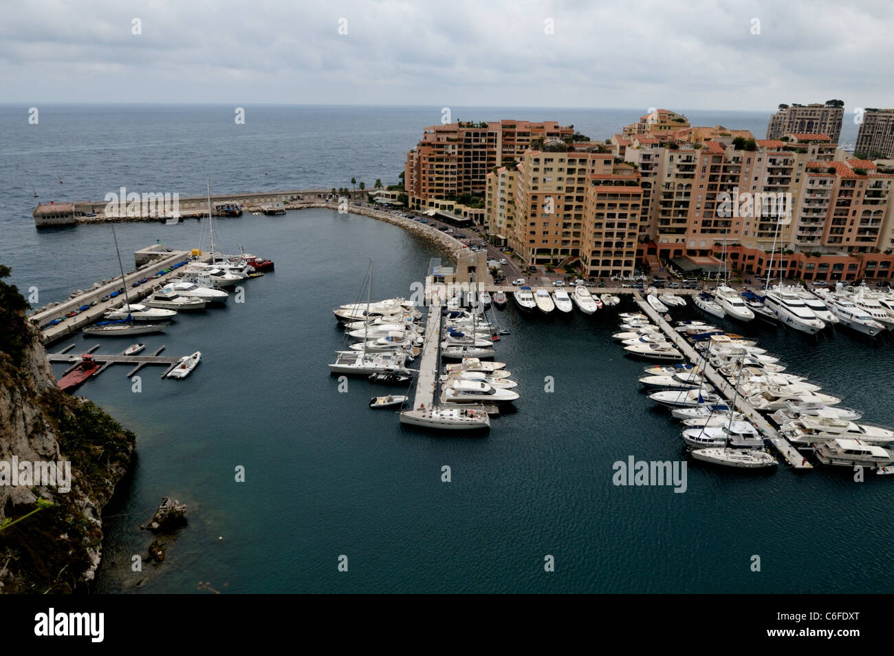 Monaco top view port hi-res stock photography and images - Alamy
