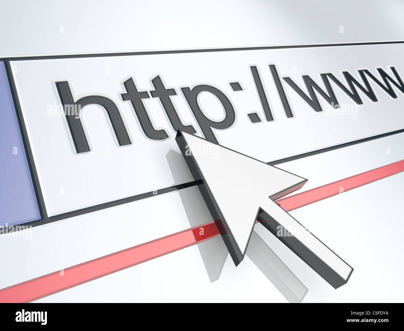 Web browser. Internet concept. Arrow sign. High resolution image Stock ...