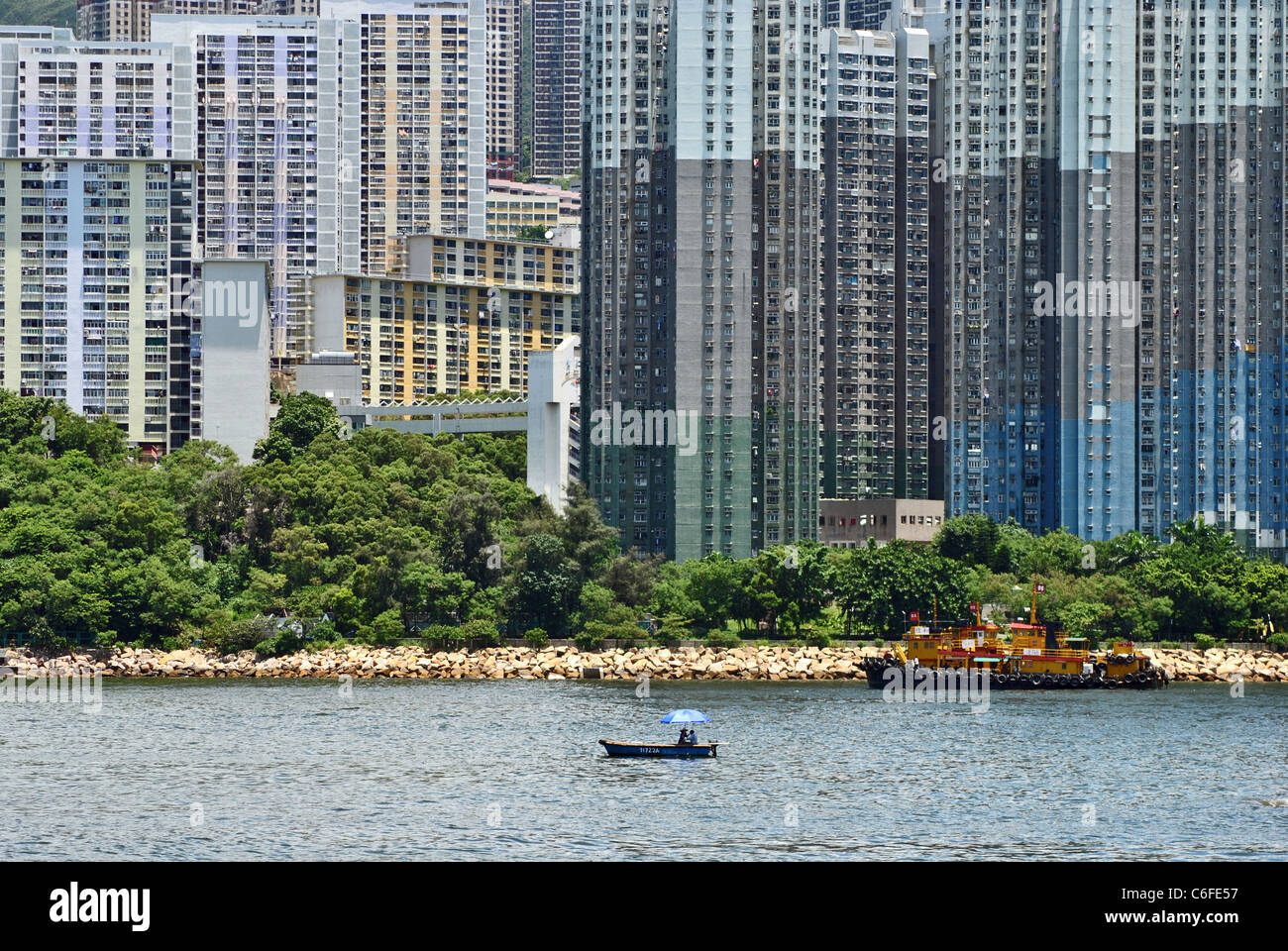 High-rise buildings in Hong Kong Stock Photo - Alamy