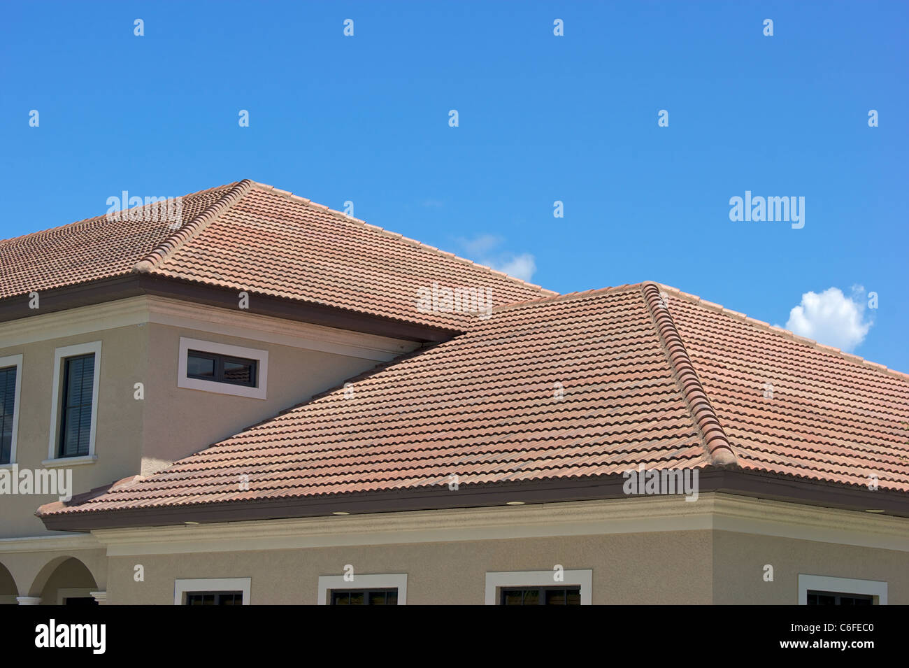 Clay tile roof tops hi-res stock photography and images - Alamy