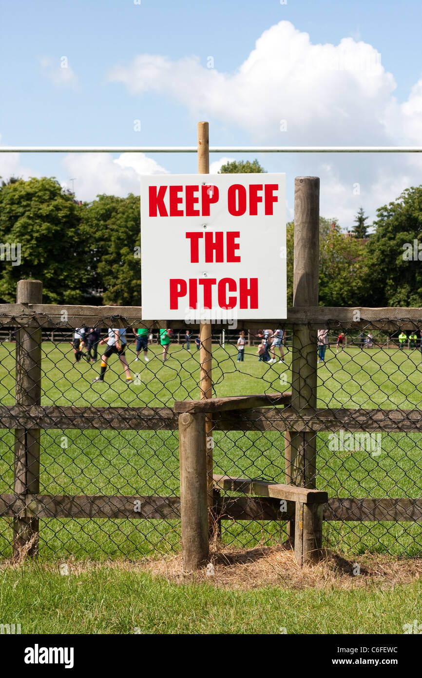 Pitch in sign hi-res stock photography and images - Alamy