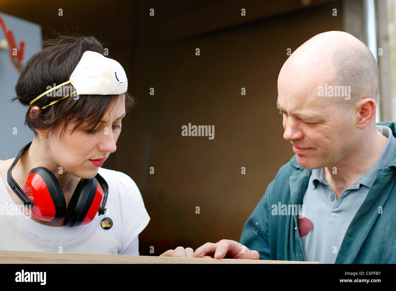 Workman sanding boat hi-res stock photography and images - Alamy