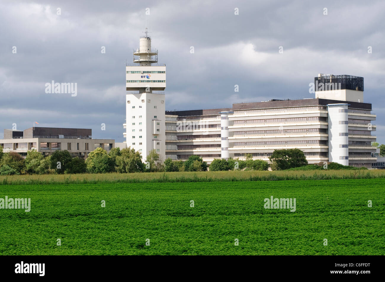 BT development centre building Martlesham Heath Ipswich Suffolk Stock ...