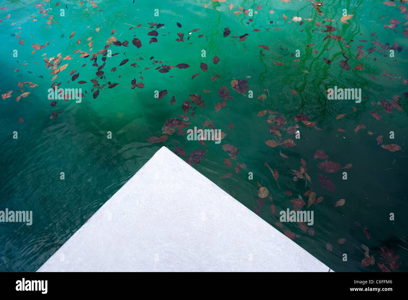 Swimming pool in the Spring Stock Photo - Alamy