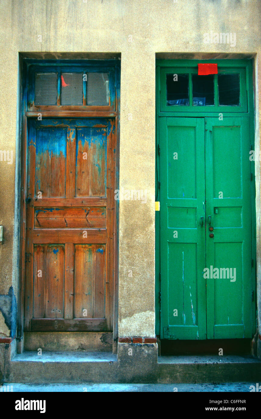 Two doors hi-res stock photography and images - Alamy