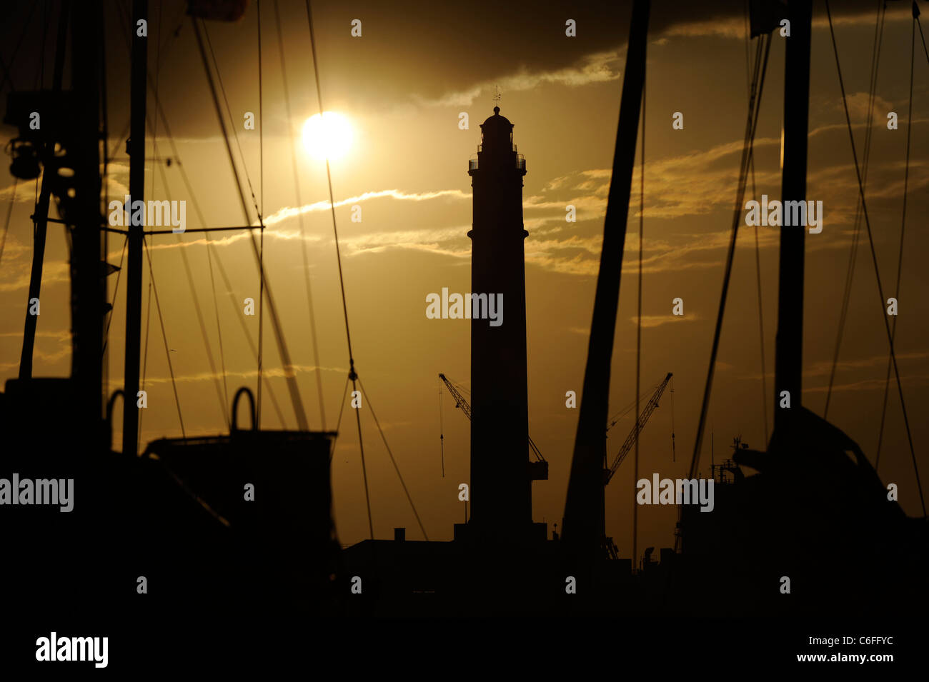 Lighthouse of Dunkirk, France Stock Photo - Alamy