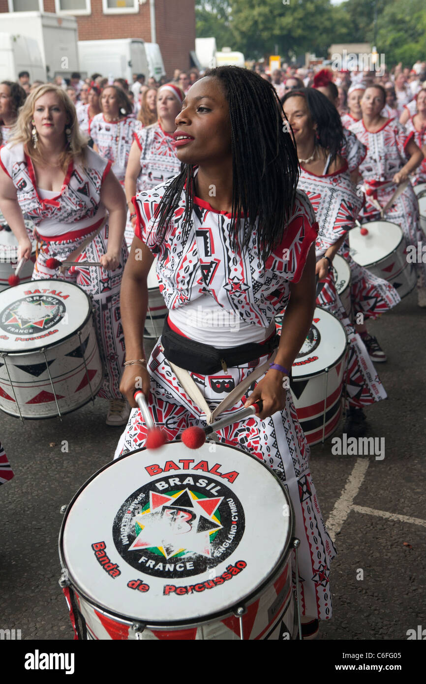 Batala band at Notting Hill Carnival Stock Photo - Alamy