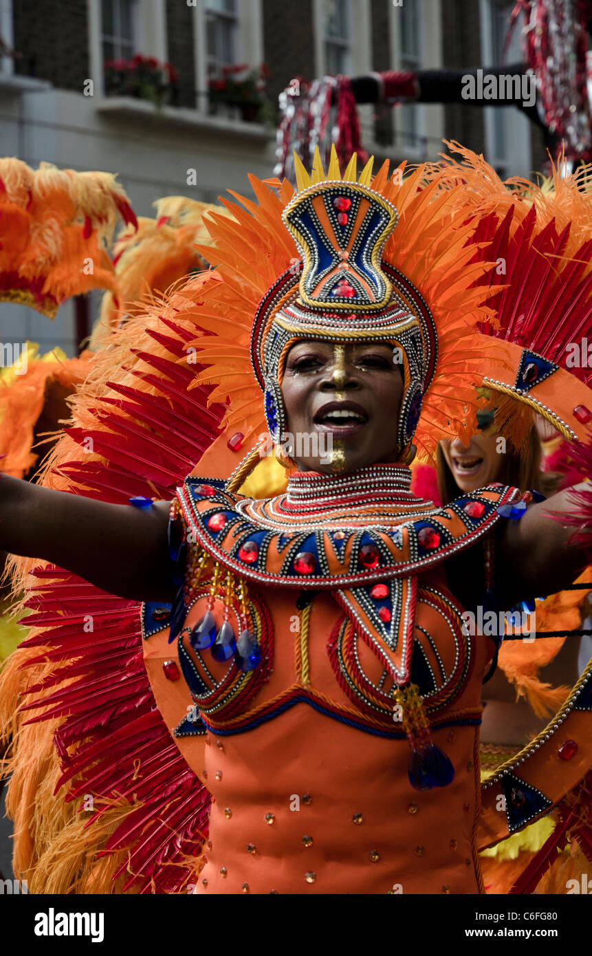 Dance performer at Notting Hill Carnival London 2011 England Great ...