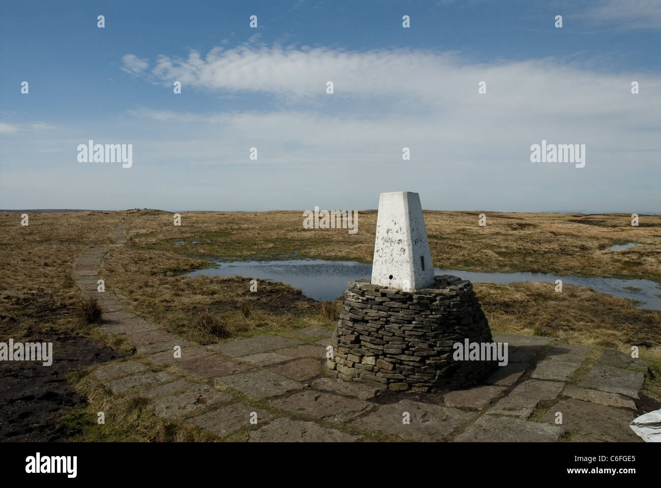 Trig point beacon hill hi-res stock photography and images - Alamy
