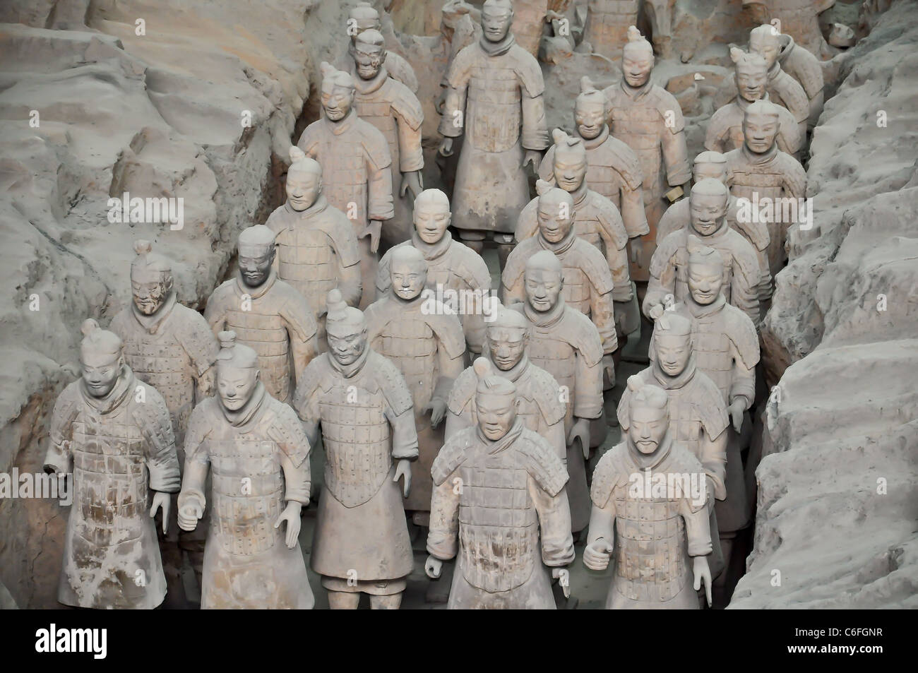 soldiers of the terracotta army Stock Photo - Alamy