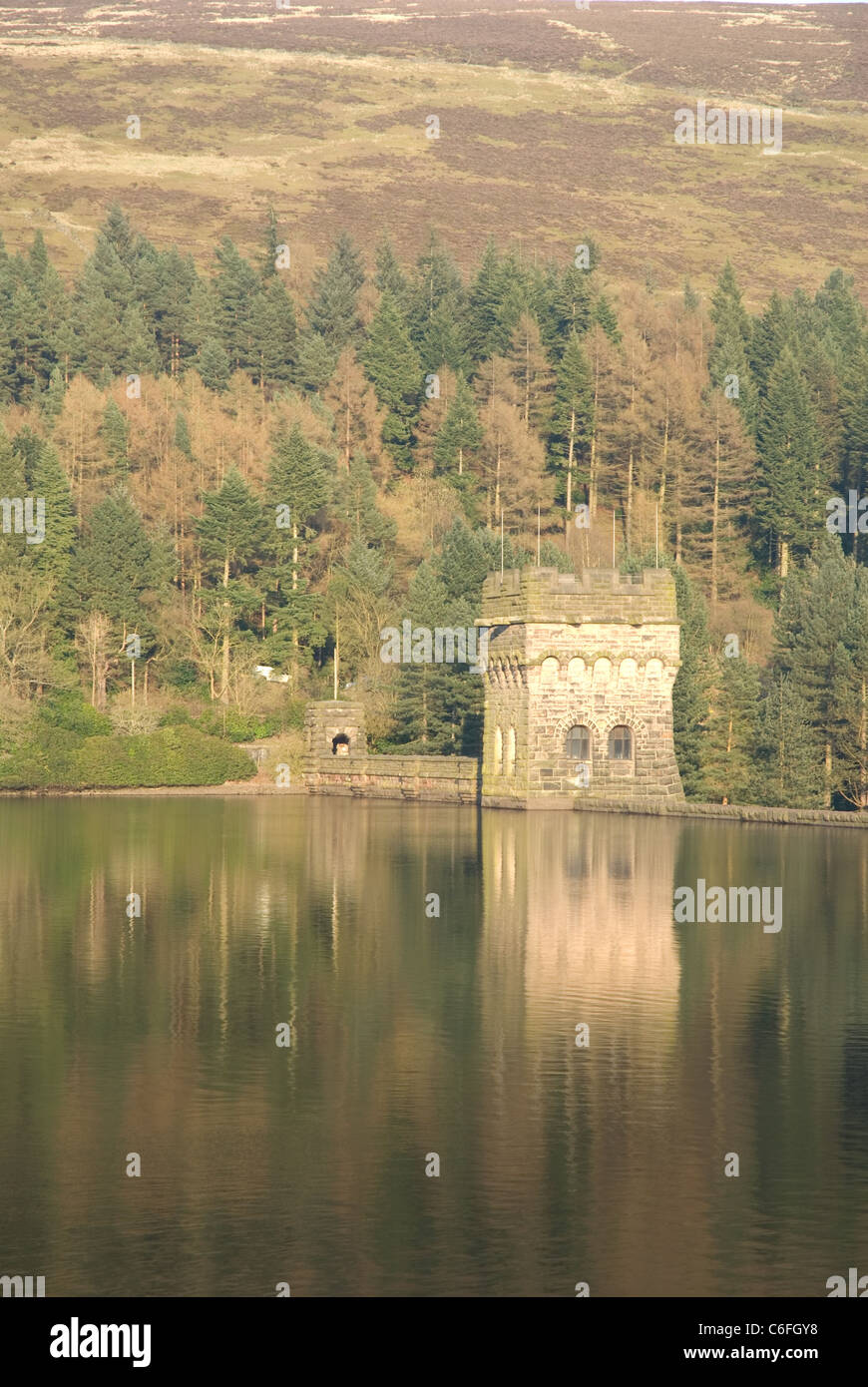 Derwent Reservoir in the Derwent Valley, Peak District National Park ...