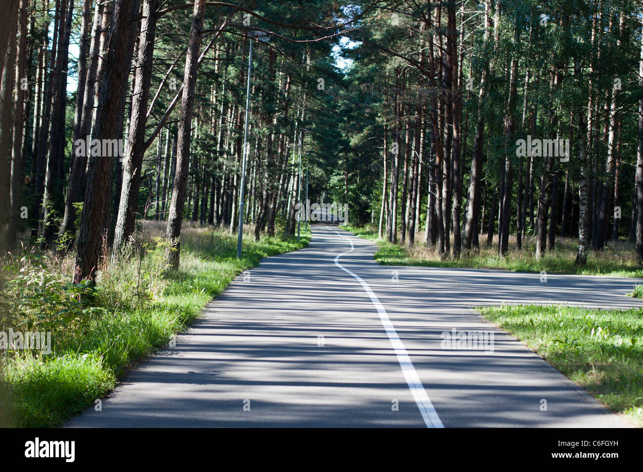 Turn right road marking hi-res stock photography and images - Alamy