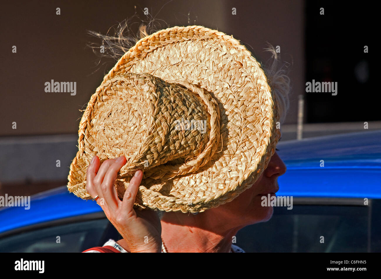 Panama straw hats panama hi-res stock photography and images - Alamy