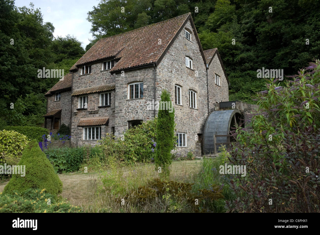 Horner Mill and Waterwheel Stock Photo - Alamy