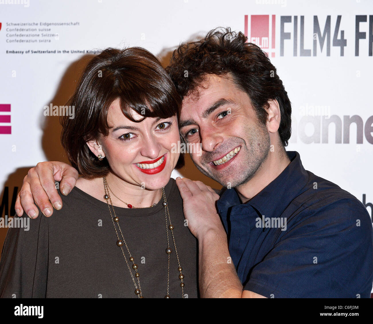Jo Hartley and Alex Chandon attend the World Premiere of Inbread at the ...