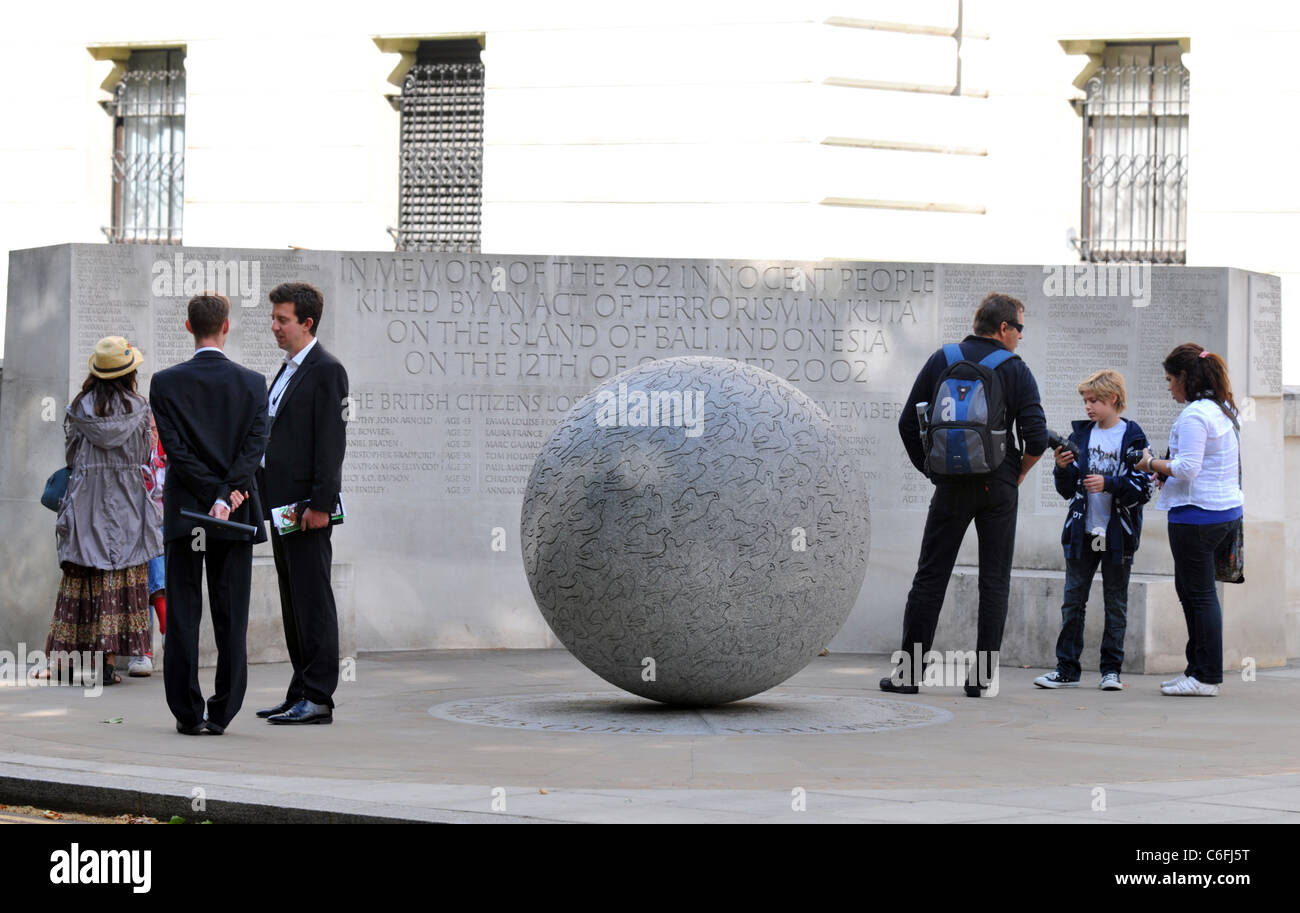 Bali Bombing 2002 Memorial, Clive Steps, London, Britain, UK Stock ...