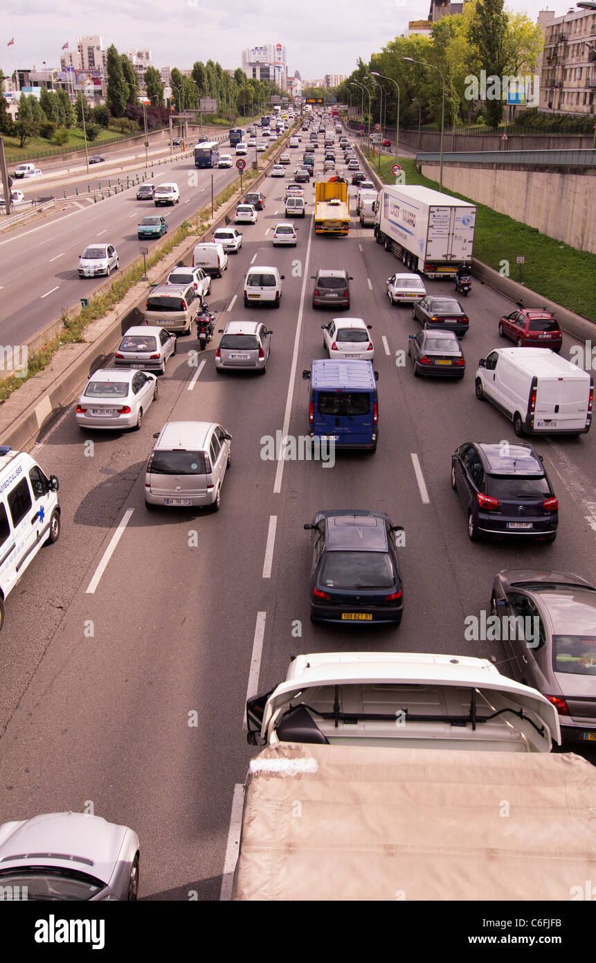 Road traffic on paris peripherique hi-res stock photography and images ...