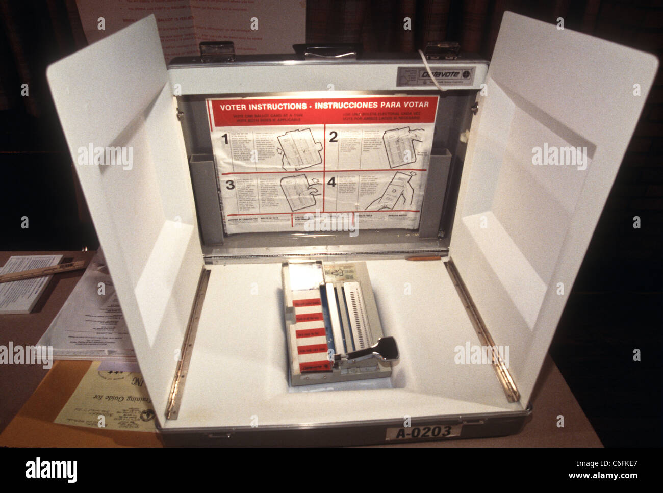 Punch Card Voting Machine at Milla Levi blog