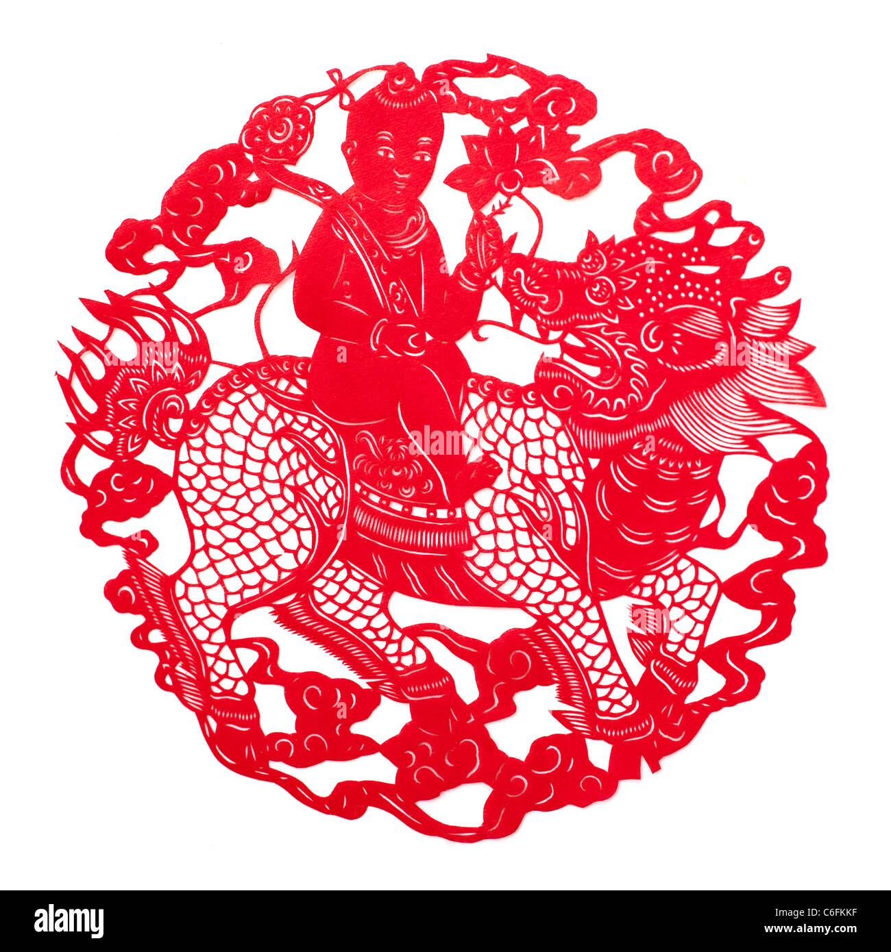 Chinese traditional paper-cut Stock Photo - Alamy