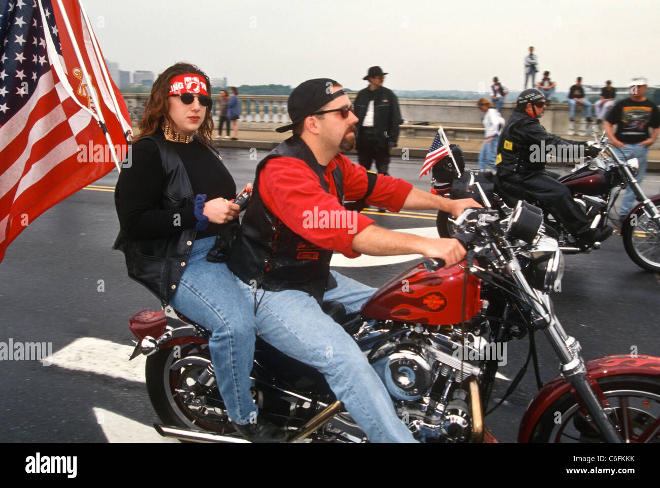 Riders in Rolling Thunder motorcycle ride to honor military veterans ...