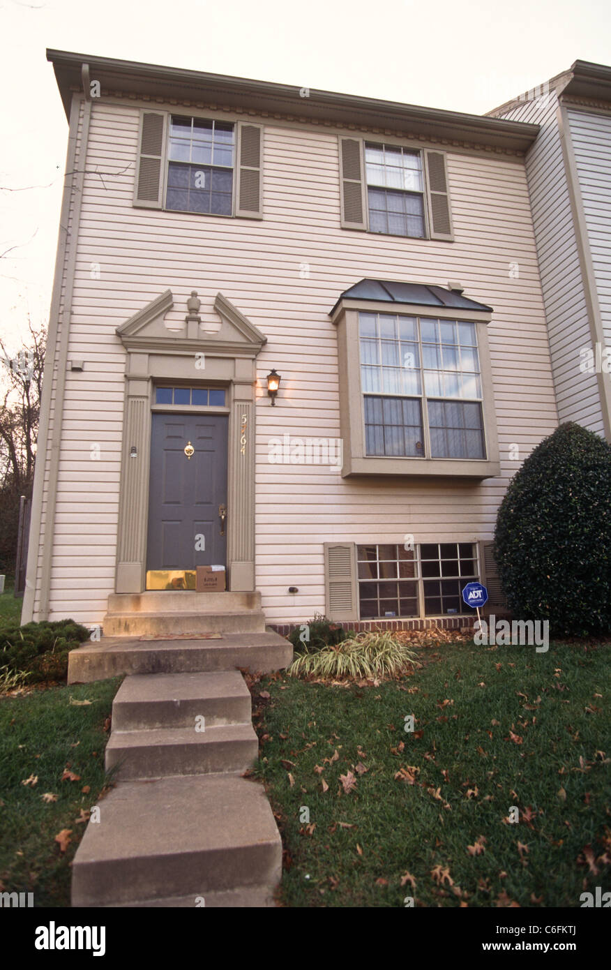 Home of Harold James Nicholson in Burke, VA. Nicholson was a CIA ...