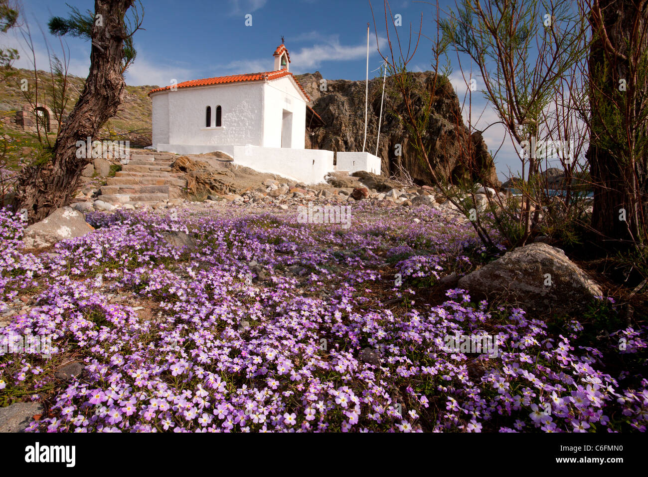 Skala eressos beach hi-res stock photography and images - Alamy