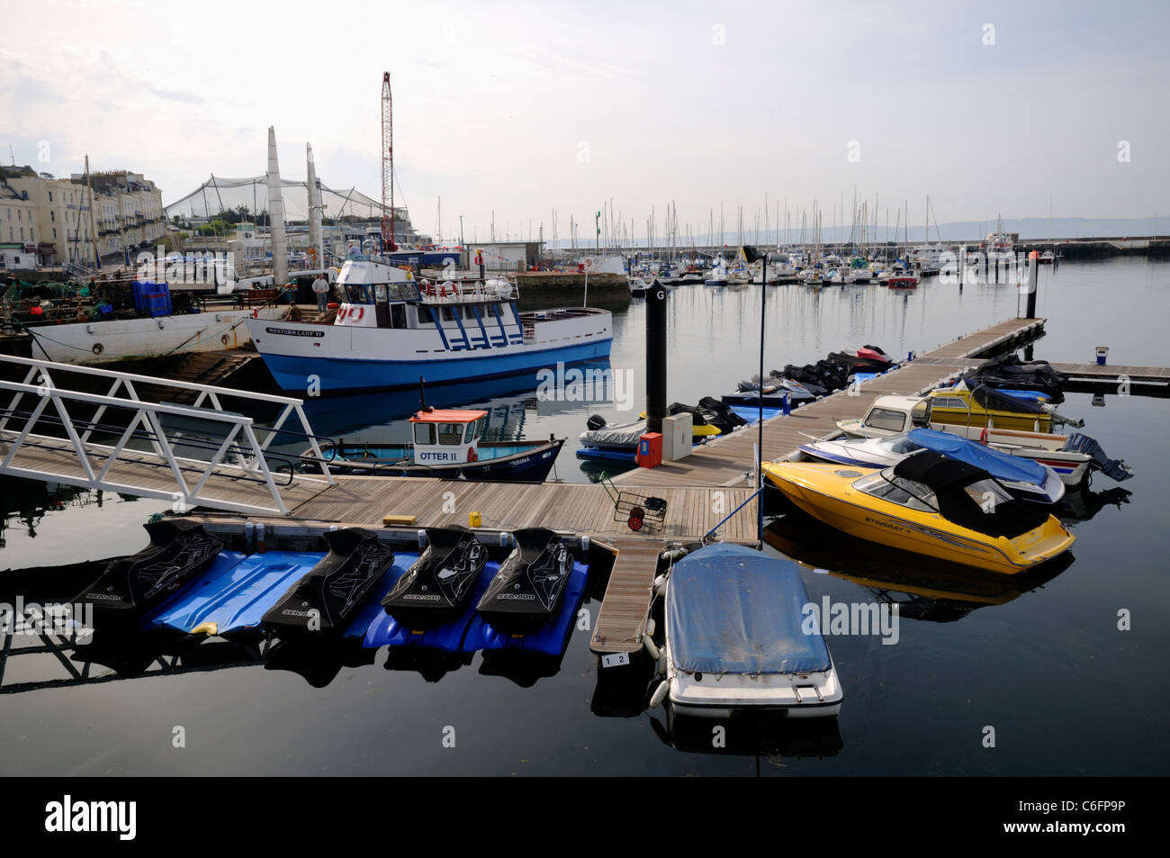 Torquay Harbour in the English Riviera, Devon, England Stock Photo - Alamy