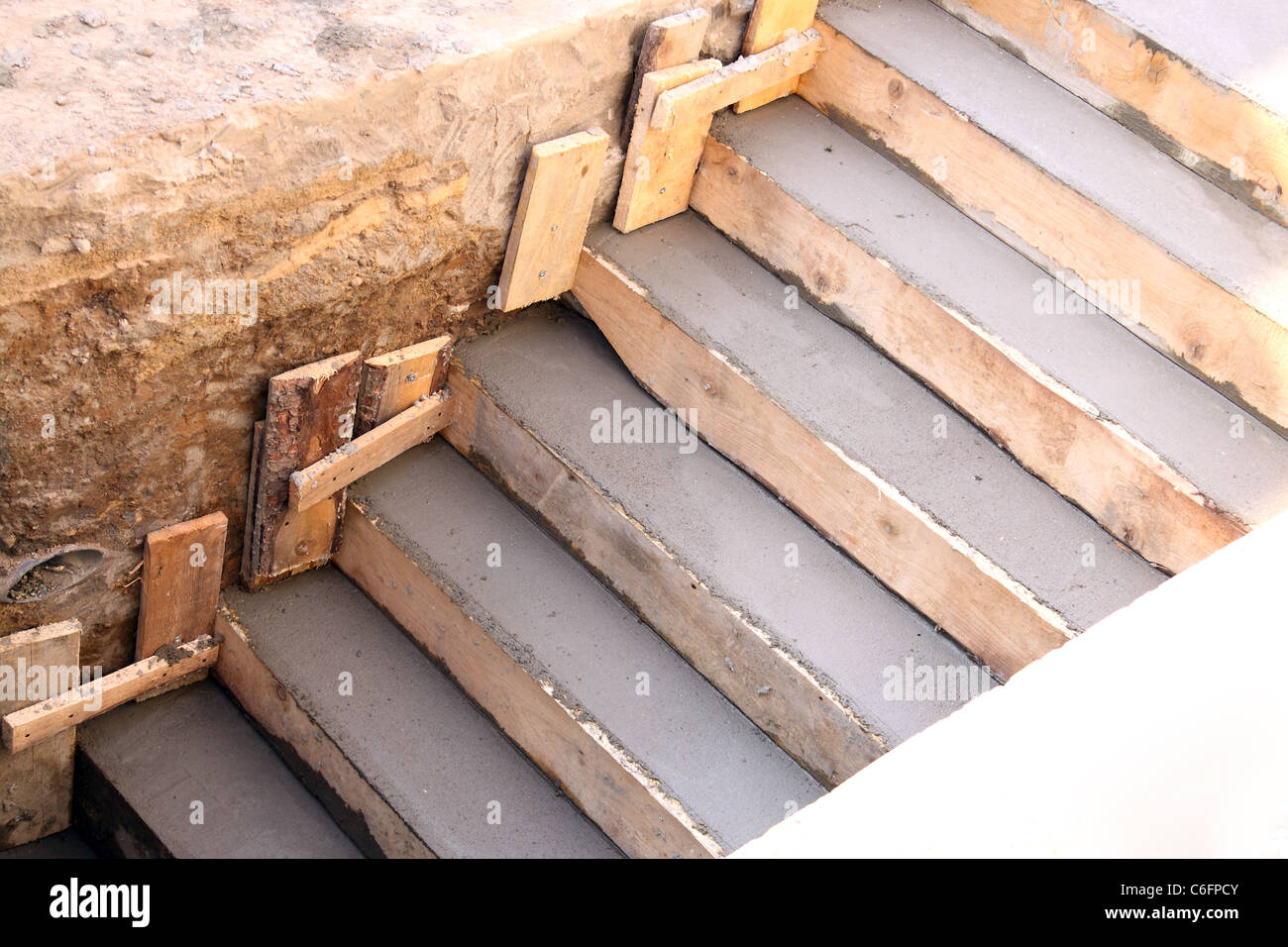 construction of new stairs Stock Photo - Alamy