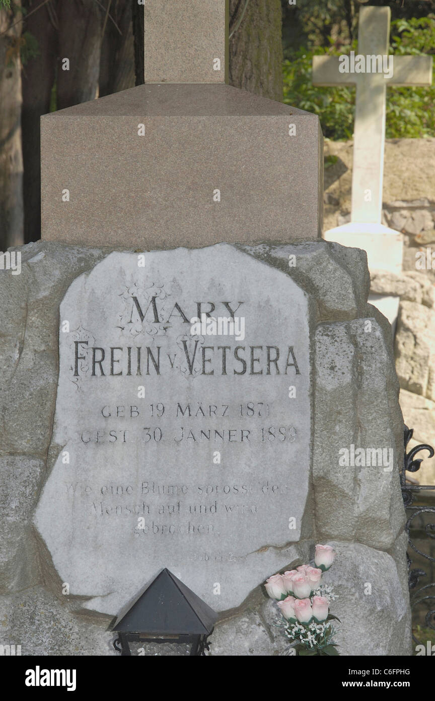 Mary Vetsera Grave Cemetery Heiligenkreuz High Resolution Stock ...