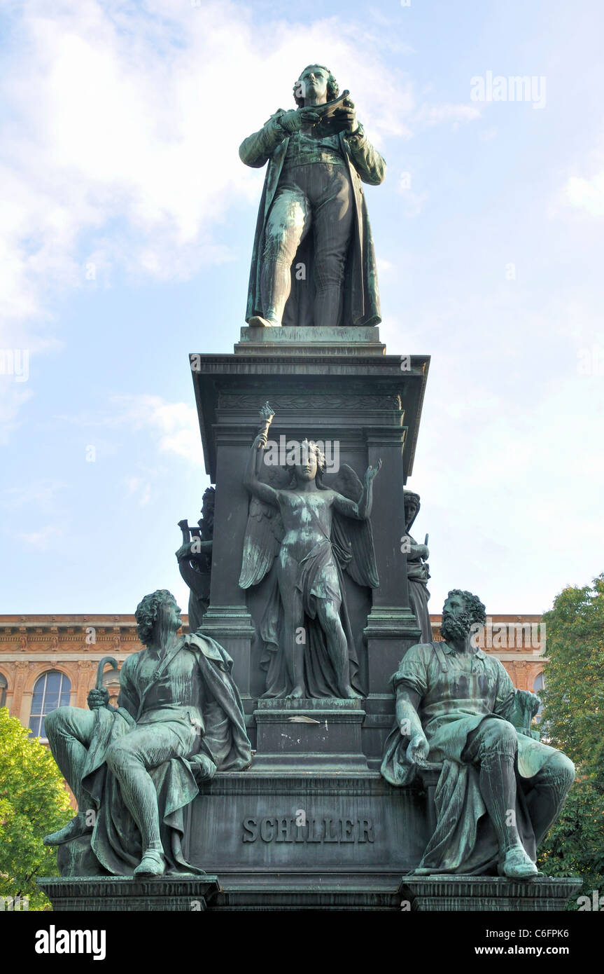 Friedrich Schiller Monument Stock Photos & Friedrich Schiller Monument ...