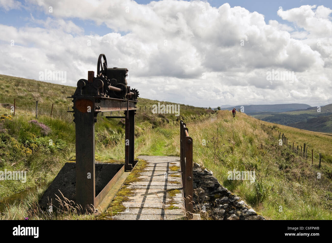 Dolgarrog hydro water flow management system hi-res stock photography ...