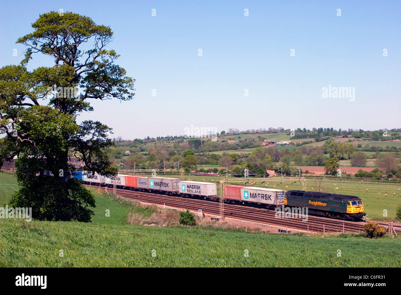 Class 57 diesel locomotive hi-res stock photography and images - Alamy
