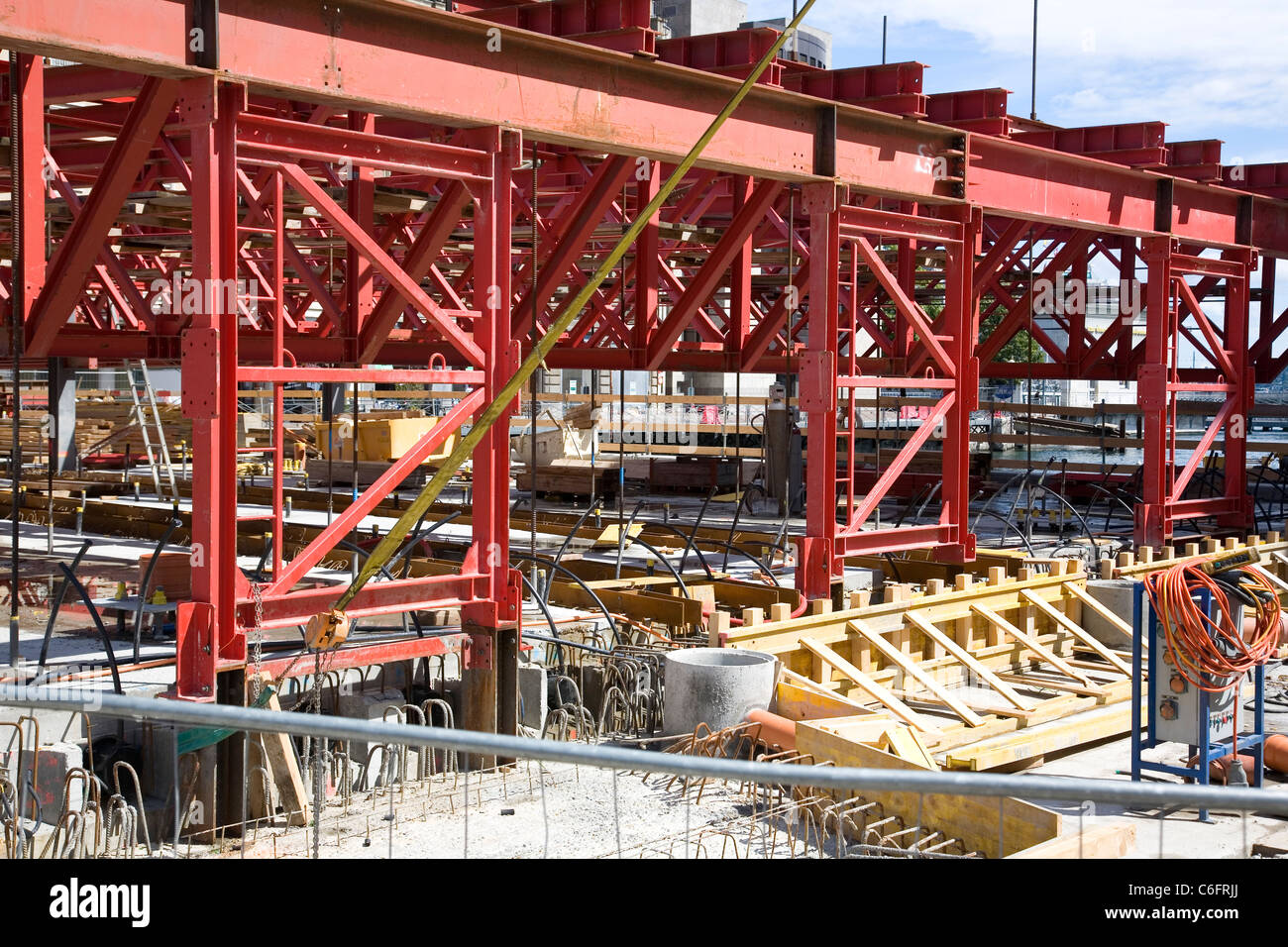 Construction site in Geneva Stock Photo - Alamy