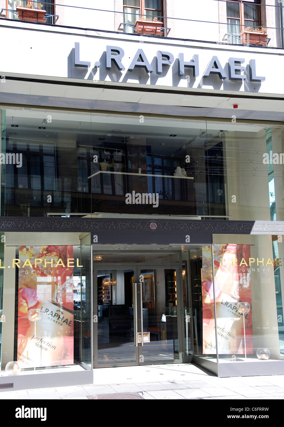 L.Raphael Store in Geneva Stock Photo - Alamy