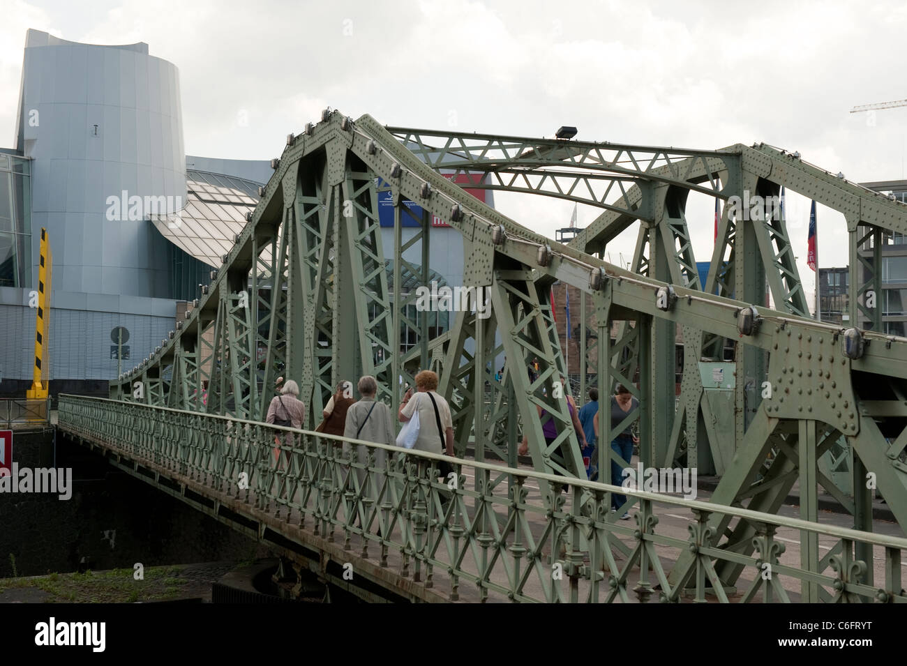 Old Iron Bridge over Rhine Cologne Koln Germany Europe Stock Photo - Alamy