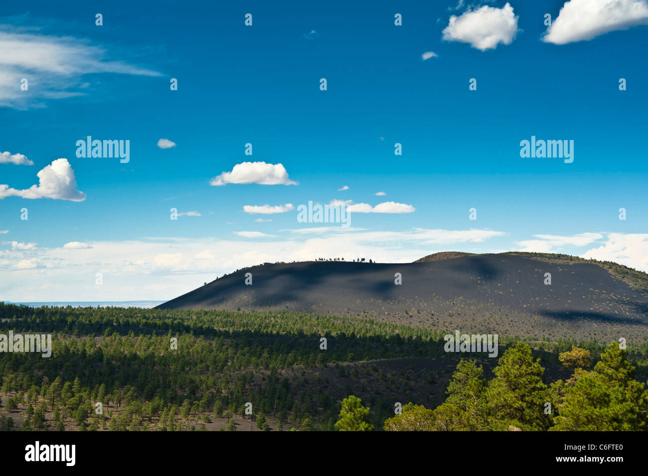 Sunset Crater is a volcanic cinder cone located north of Flagstaff in U ...