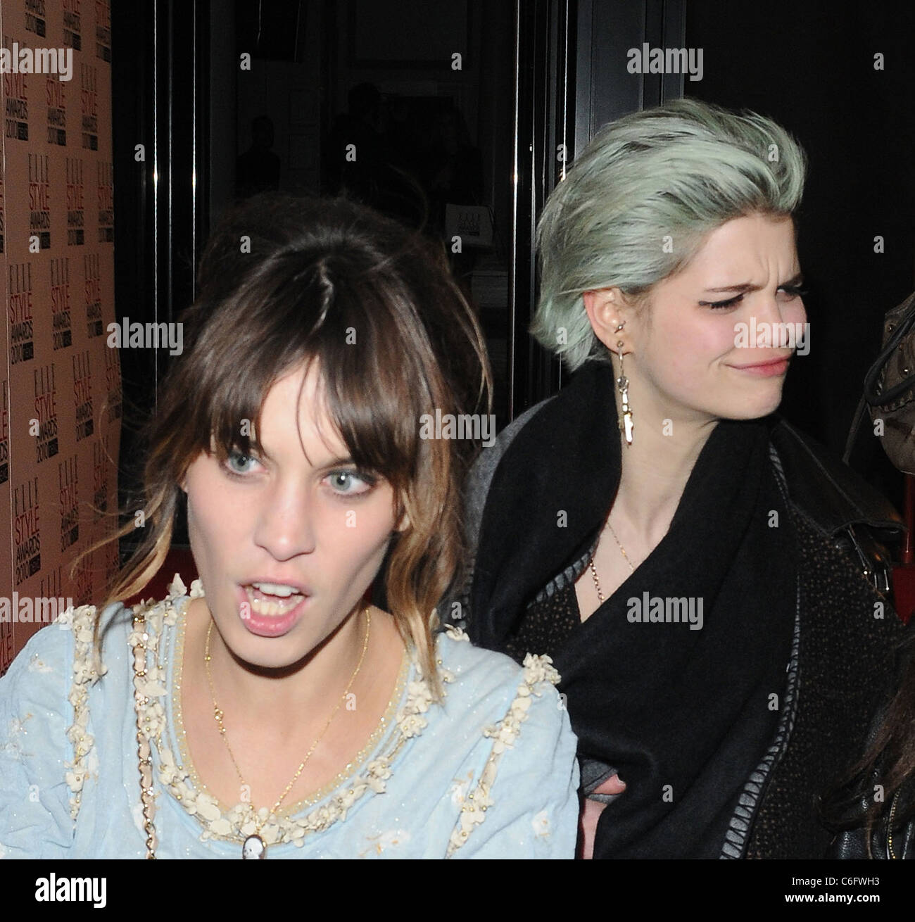 Alexa Chung and Pixie Geldof The ELLE Style Awards 2010 at the Grand ...