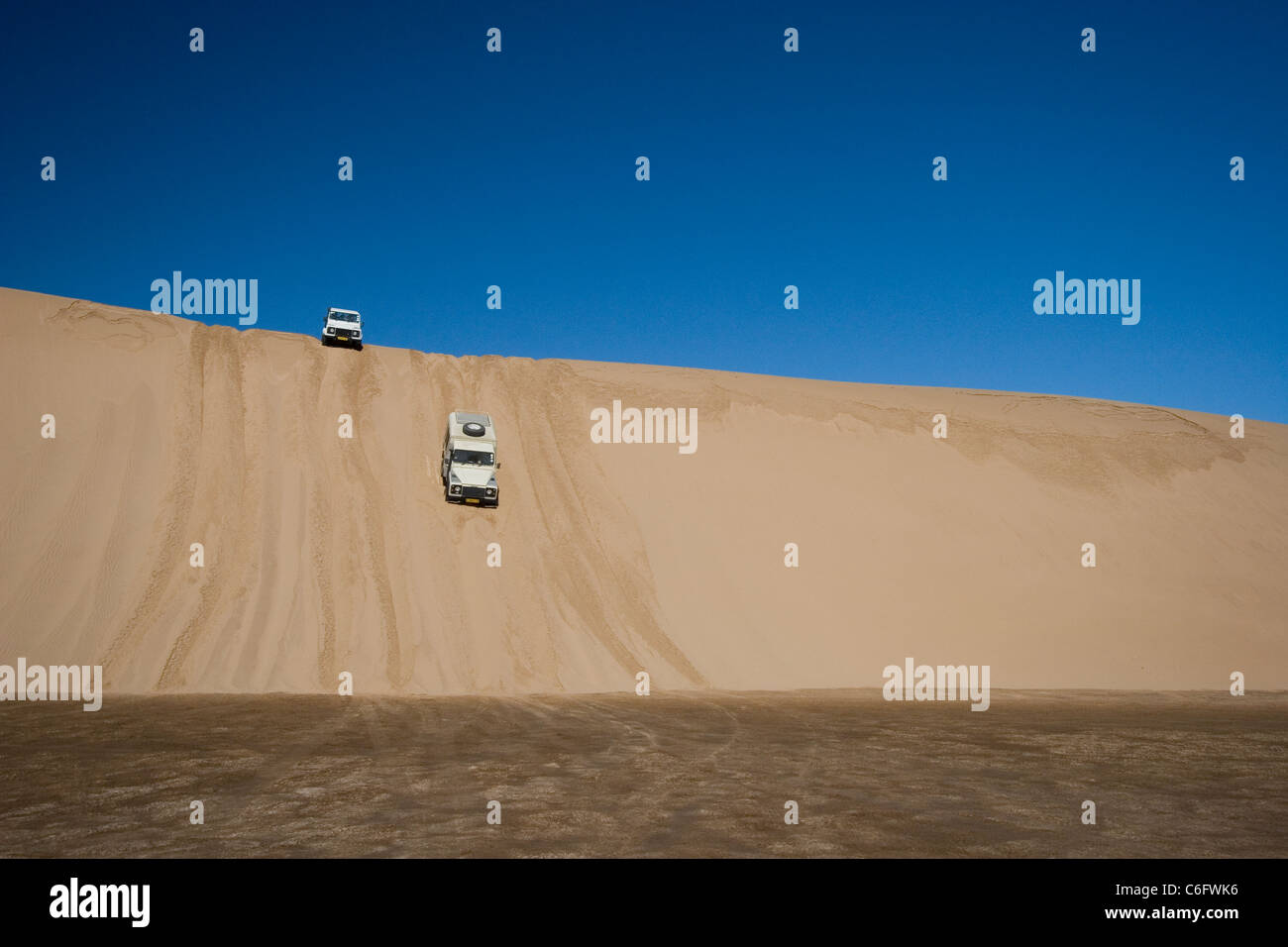 Off Road 4x4 adventure Dune Bashing, Namib Desert Stock Photo - Alamy