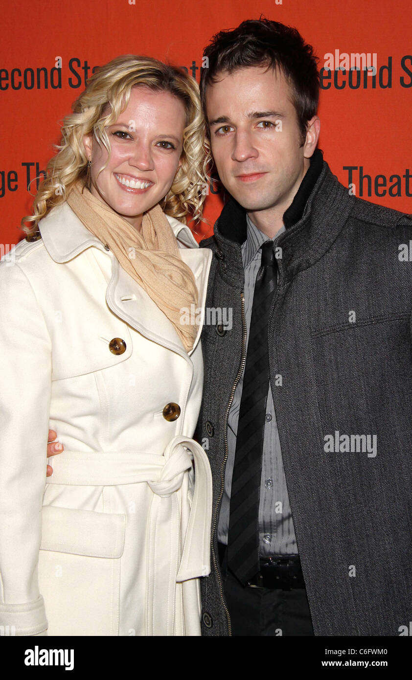 Patti Murin and Curtis Holbrook Opening night of 'Second Stage Theatre ...