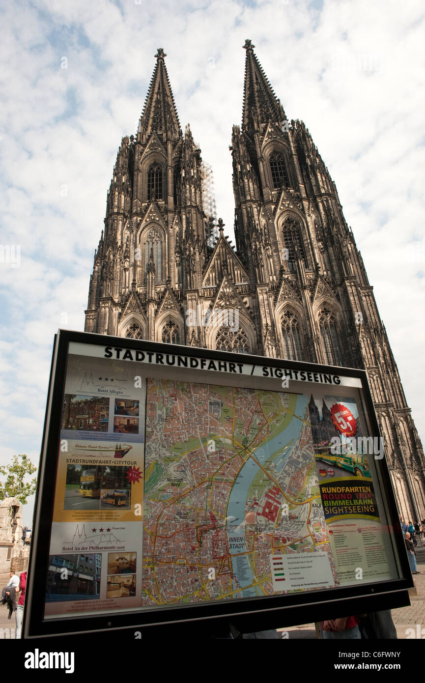 Tourist map of cologne germany 60 photos - Guidebookbali.com