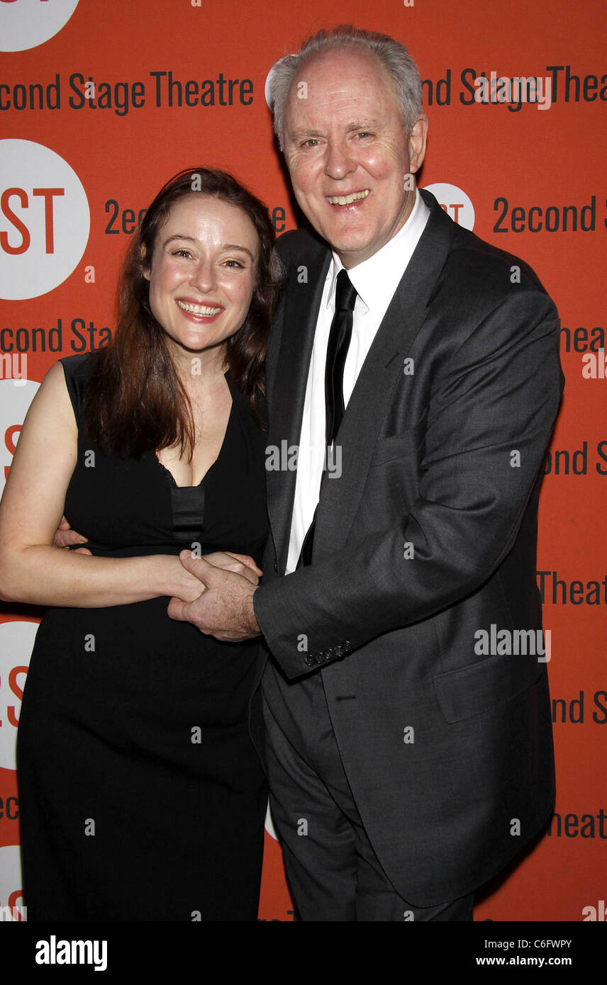 Jennifer Ehle and John Lithgow Opening night after party of 'Second ...