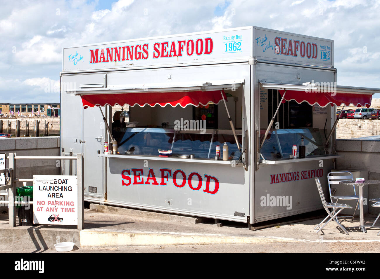 Seafood Stall, Margate Sea Front, Kent, UK Stock Photo - Alamy