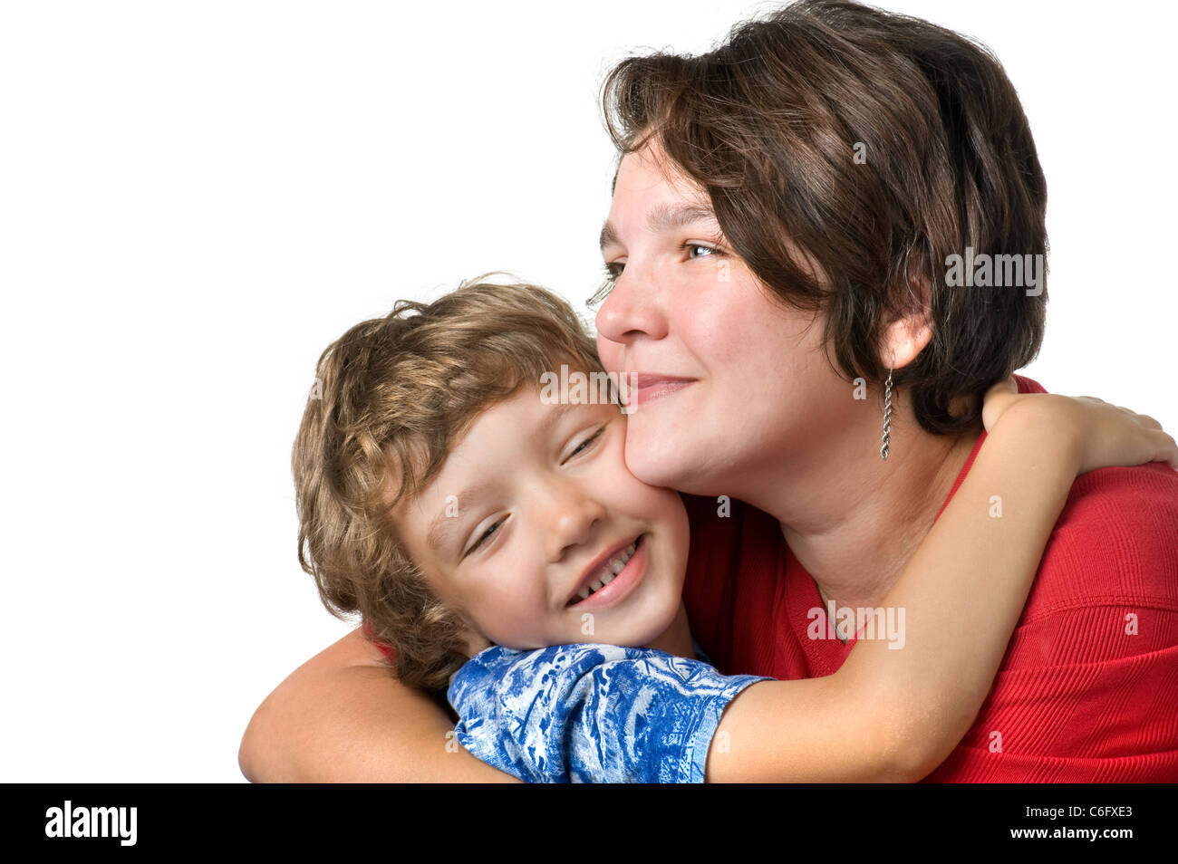 Casual portrait smiling of a healthy young family Stock Photo - Alamy