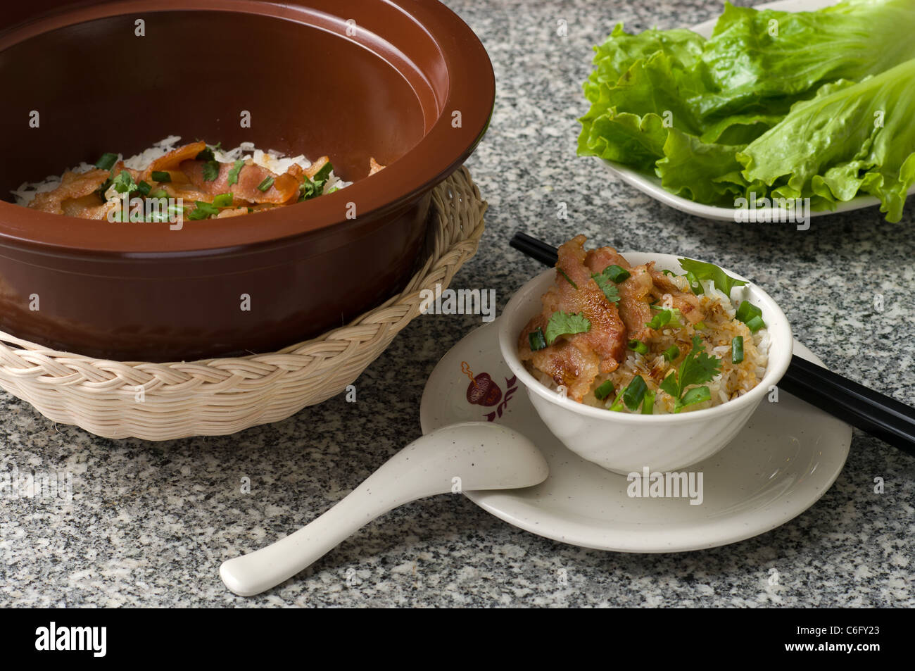 Chinese stream rice Stock Photo - Alamy