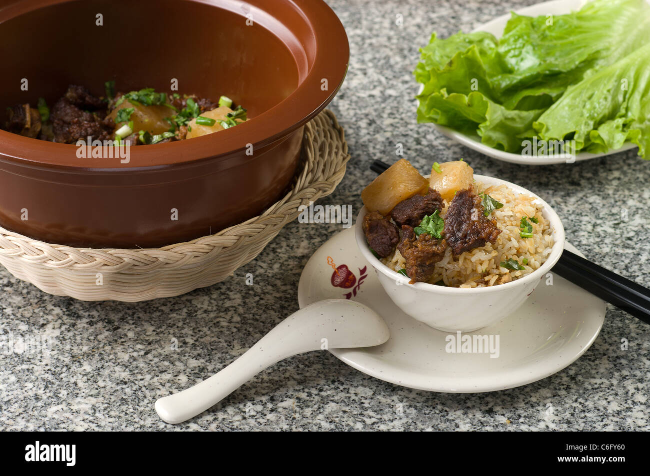 Chinese stream rice Stock Photo - Alamy
