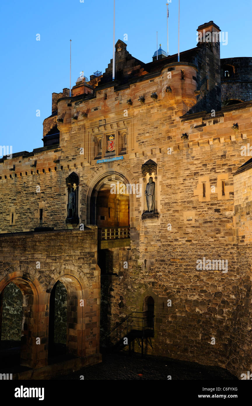 Entrance to edinburgh castle esplanade hi-res stock photography and ...