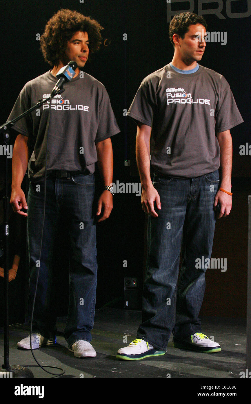 Contest winners Adam Ward and Jason Zone Fisher Gillette Fusion ...
