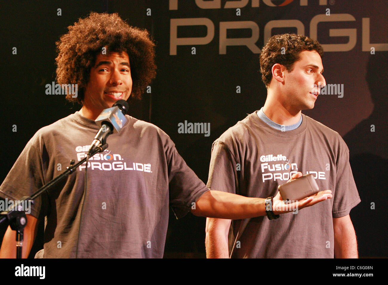 Contest winners Adam Ward and Jason Zone Fisher Gillette Fusion ...